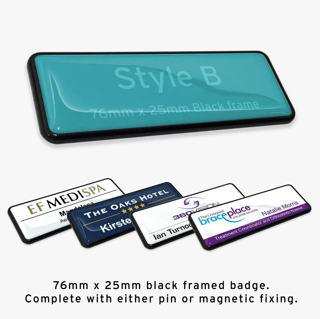 Staff Badges Direct - Custom Staff Name Badge: Style B