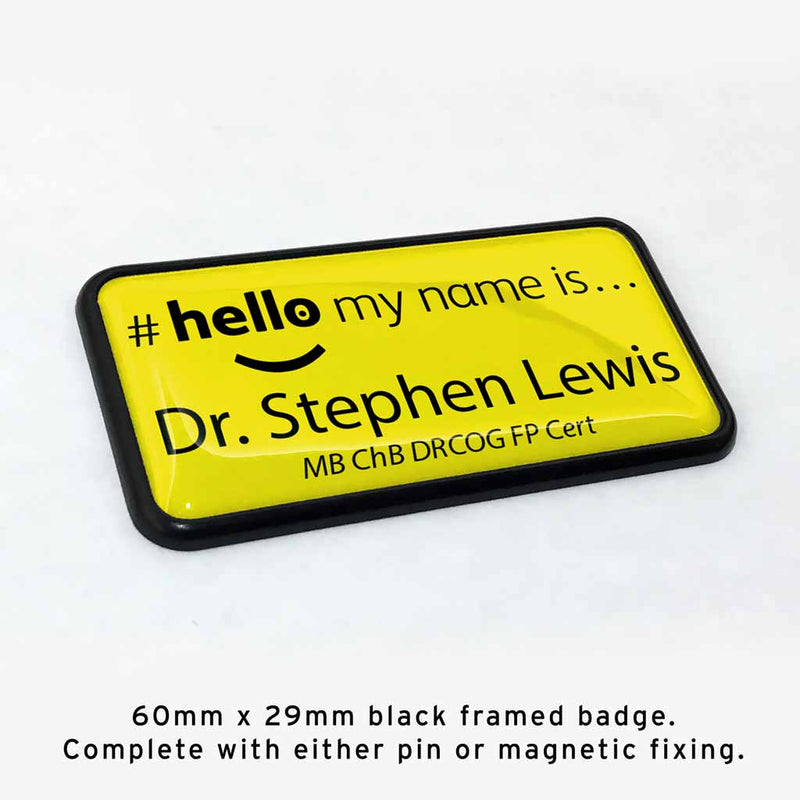 Staff Badges Direct - "Hello My Name is..." Badge: Style C