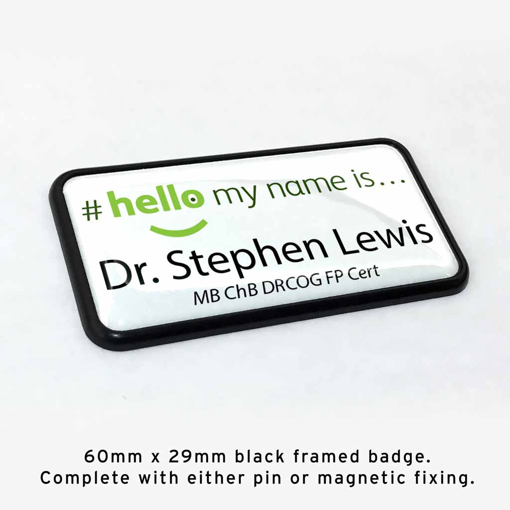 Staff Badges Direct - "Hello My Name is..." Badge: Style C