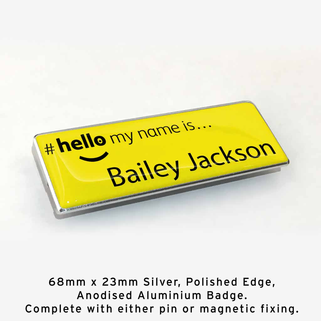 Staff Badges Direct - "Hello My Name is..." Badge: Style F